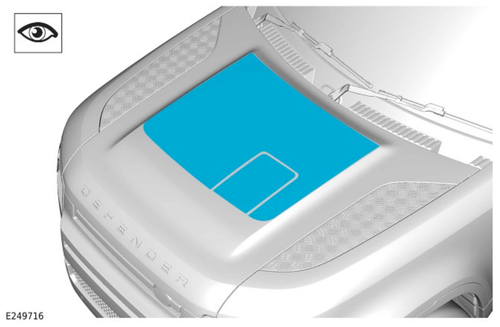 Matt Bonnet Graphic Decal for Land Rover Defender Explorer Pack L663 ...