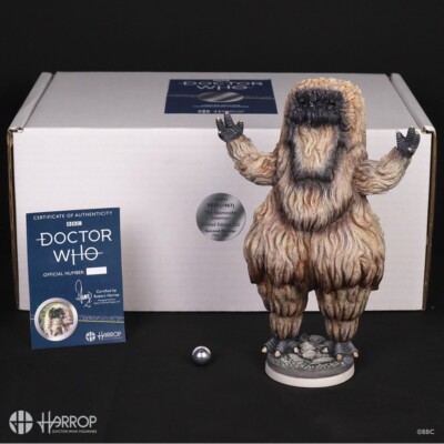 YETI ABOMINABLE SNOWMEN Doctor Who HARROP CONTROL SPHERE Figure Statue ...