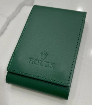 Rolex Watch Leather Travel Case Pouch - 100% Authentic - Premium *Brand ...