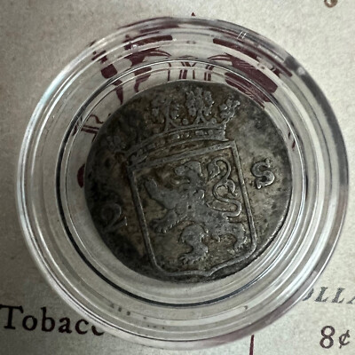 Coinage of the Early Americas - Holland 2 Stuiver silver coin circa ...