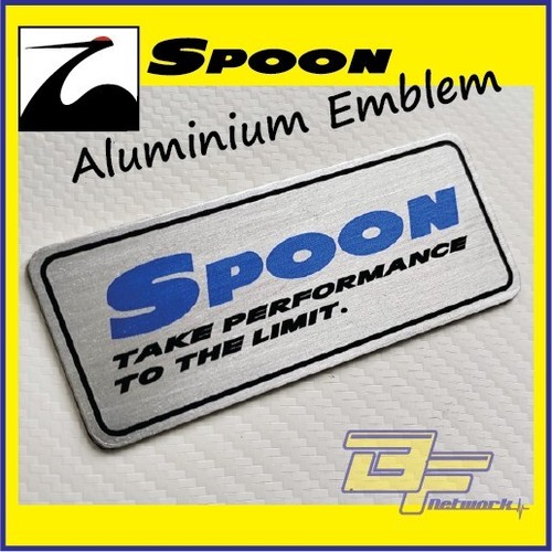 Emblem Spoon Aluminum METAL Badge JDM Emblem Free Shipping New | eBay