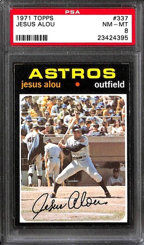 1971 TOPPS #337 JESUS ALOU PSA 8 NM-MT 23424395 | eBay