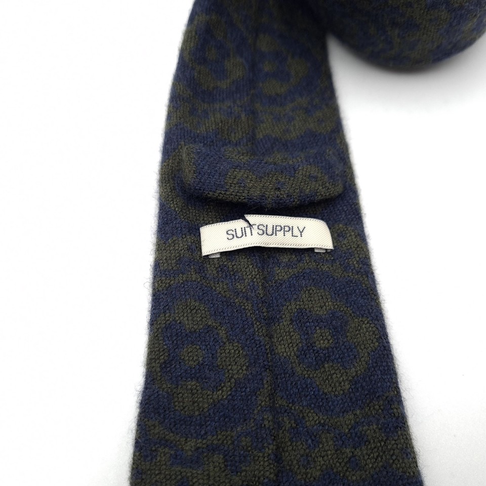 Suitsupply Luxury Tie Necktie Paisley Wool Silk Made In Italy Ms0 | eBay
