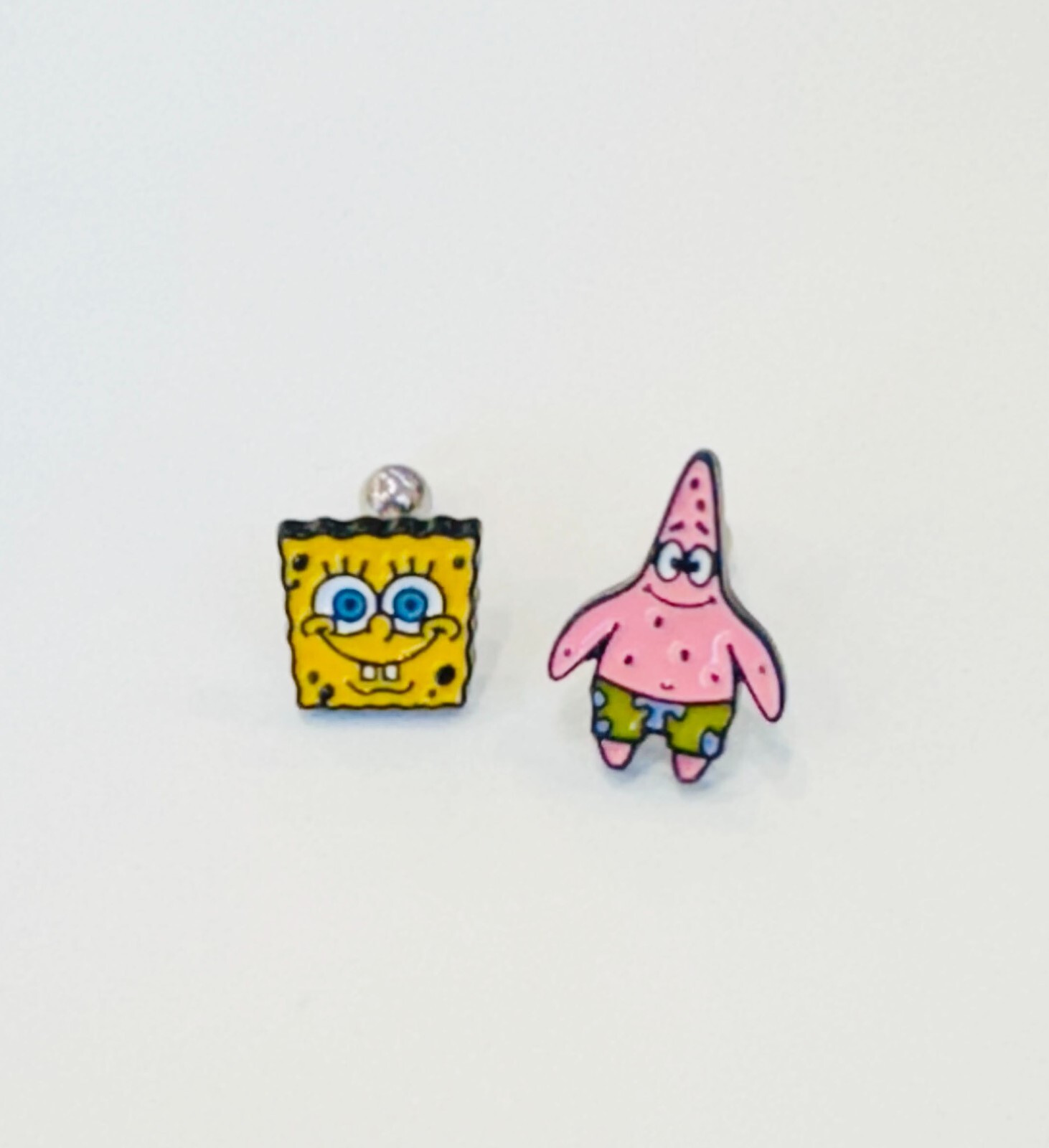 Spongebob Squarepants Surgical Steel Helix Piercing,Cartilage Piercing ...