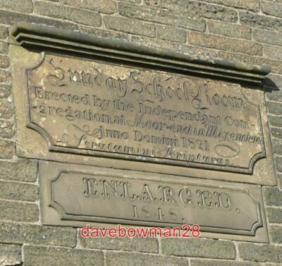 PHOTO DATE STONES ON MOOR END SUNDAY SCHOOL MIXENDEN THIS BUILDING HAS ...