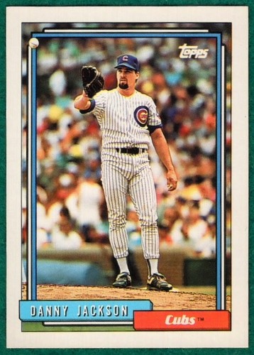 Danny Jackson - 1992 Topps #619 - Chicago Cubs Baseball Card | eBay