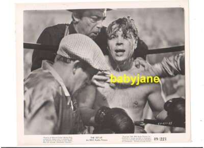 HAL BAYLOR ORIGINAL 8X10 PHOTO WET & BARECHESTED IN BOXING RING 1949 ...