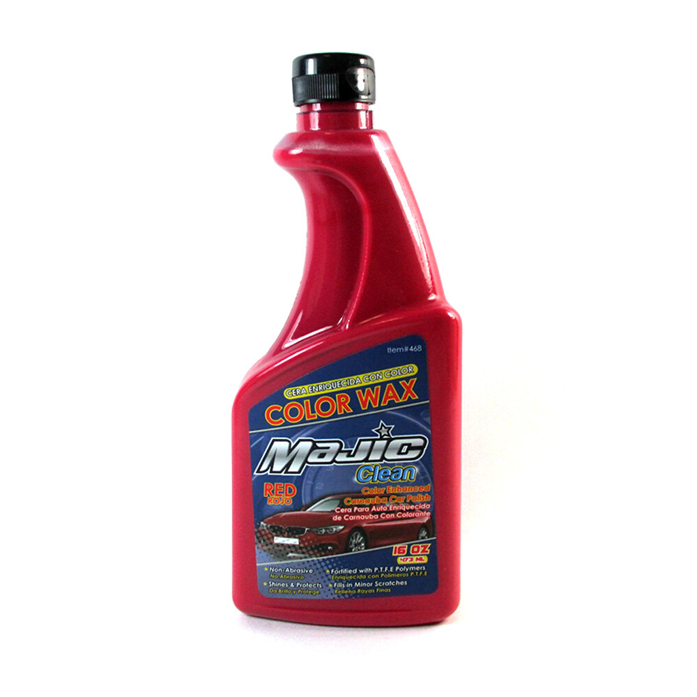 4 Bottle Majic Red Car Polish Scratch Paint Care Body Compound ...