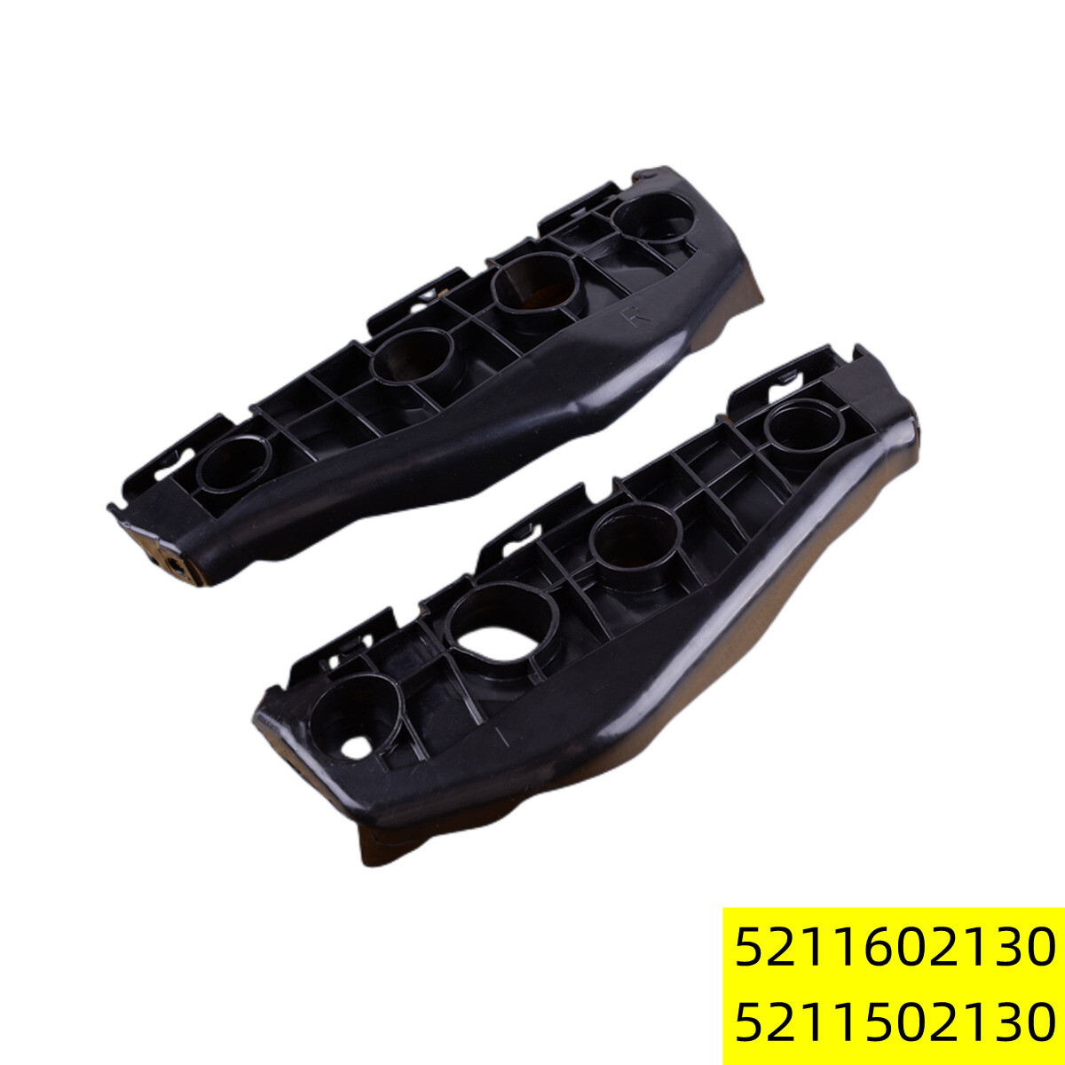1Pair Black Bumper Bracket 5211602130 5211502130 For Toyota Corolla ...