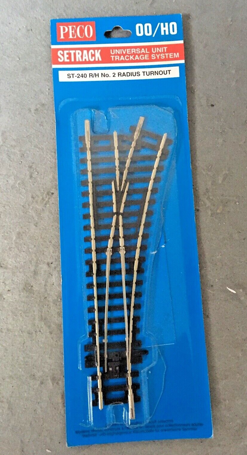 Peco 00 Gauge Setrack Code 100 Insulfrog Points & Crossings - choose ...