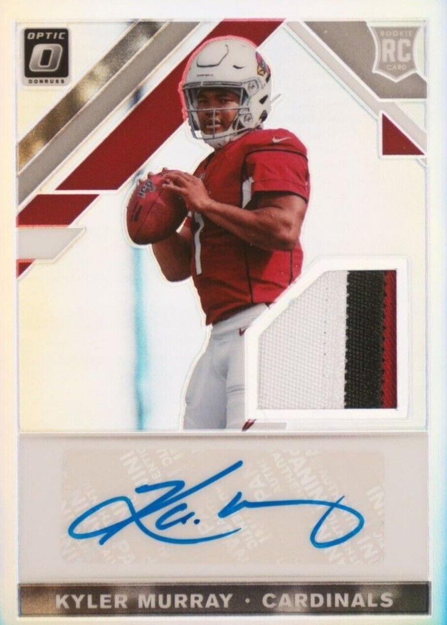 2019 Panini Donruss Optic - Rookie Patch Autographs Kyler Murray #RPA ...