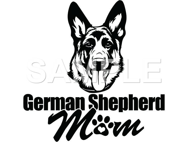 German Shepard Vinyl Decal Car Truck Window Sticker (choice of 1 any ...