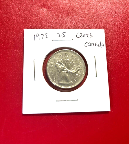 1975 CANADA 25 CENTS COIN - QUEEN ELIZABETH II - NICE WORLD COIN | eBay UK