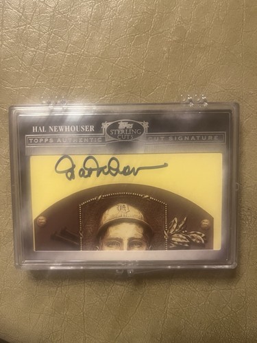 2006 Topps Sterling Cuts Authentic Cut Signature Hal Newhouser CUT-61 ...