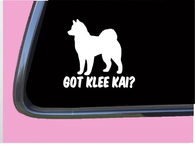 Got Klee Kai TP 567 vinyl 6" Decal Sticker dog breed alaskan husky ...