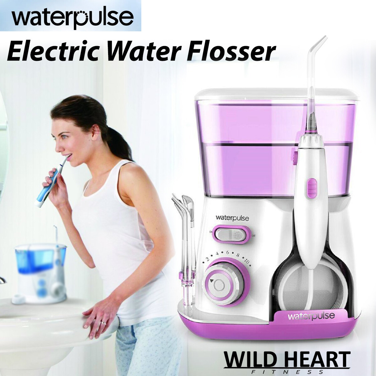 800ML Electric Water Jet Pick Dental Flosser Oral Irrigator Teeth Tooth ...