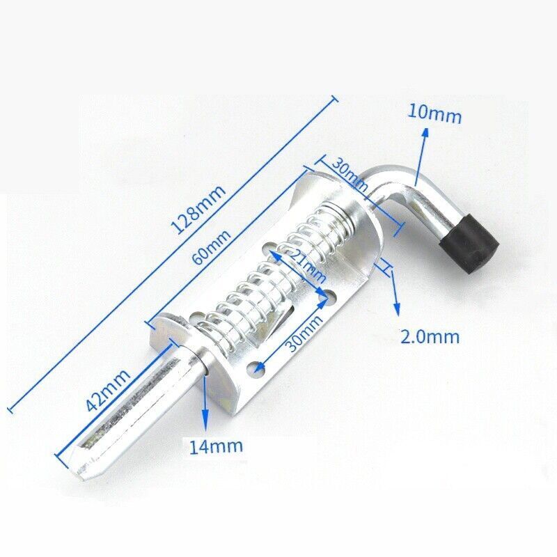 FREE UK - Spring Loaded Shoot Bolts Gate Door Catch Stable Trailer ...