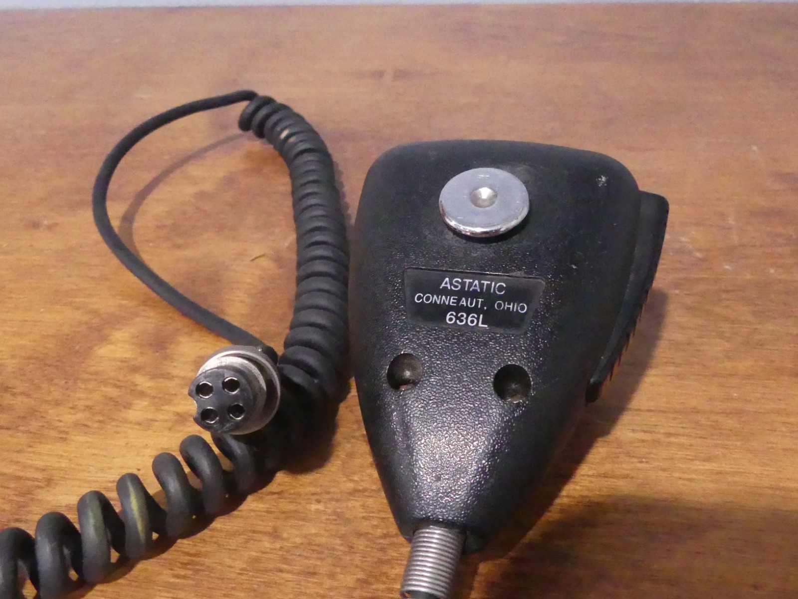 Galaxy DX44V Chrome CB Radio w/ Flag Faceplate & Astatic 636L Mic ...