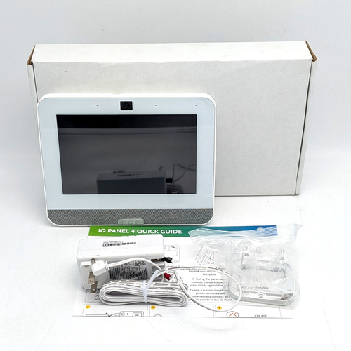 Qolsys IQ Panel 4 Alarm System Touchscreen Panel w/ Speakers (IQP4088 ...