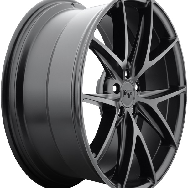 Niche M117 Misano 17x8 5x4.5" +40mm Satin Black Wheel Rim 17" Inch | eBay