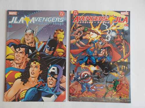 JLA vs Avengers #1-4 Set - Justice League - George Perez - DC Marvel ...