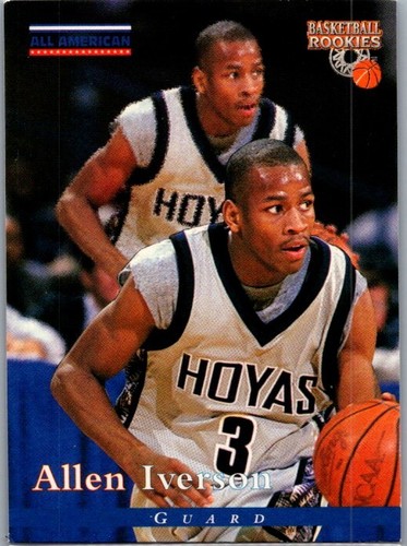 1996 Score Board Rookies #81 Allen Iverson Georgetown Hoyas | eBay