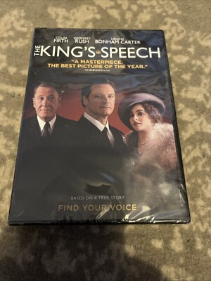 The King's Speech (DVD, 2010) New Sealed Colin First British Historical ...