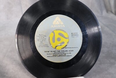 BARRY MANILOW 45 RPM ARISTA AS-0172 BEAUTIFUL MUSIC & TRYIN' TO GET THE ...