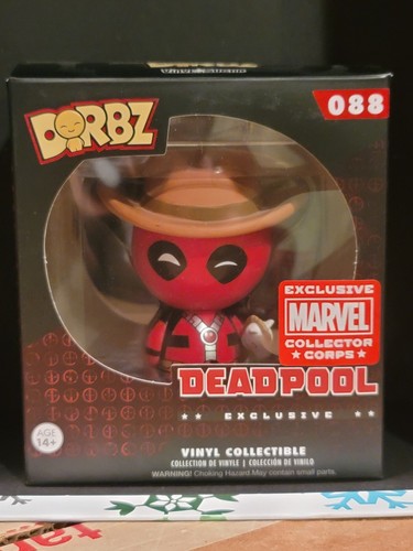 Funko Dorbz Deadpool Cowboy 088 Marvel Collector Corps Exclusive ...