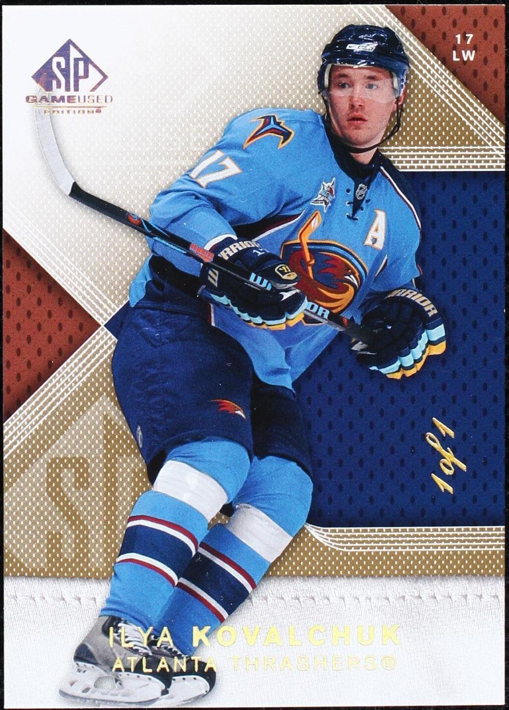 2007-08 SP Game Used Edition - Ilya Kovalchuk #94 Gold Spectrum /1 for ...