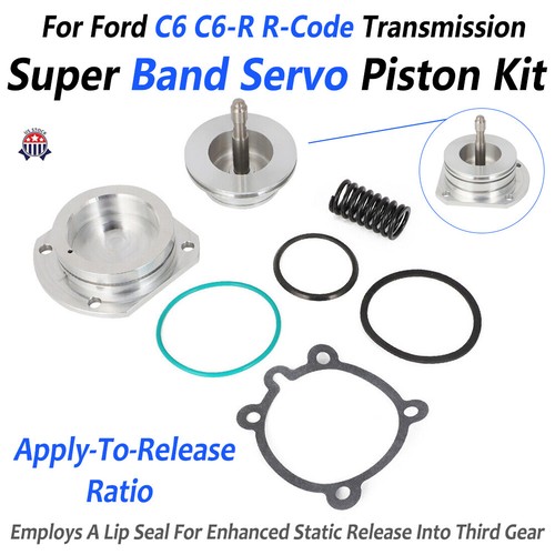 For Ford C6 R-Code Transmission Super Band Servo Piston Kit C6-R "R ...