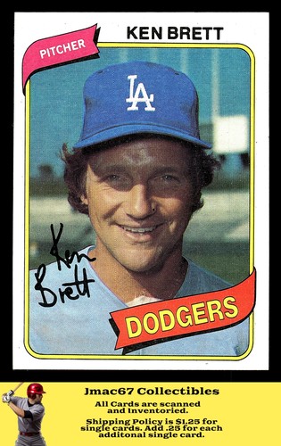 1980 Topps #521 Ken Brett NM to MT | eBay