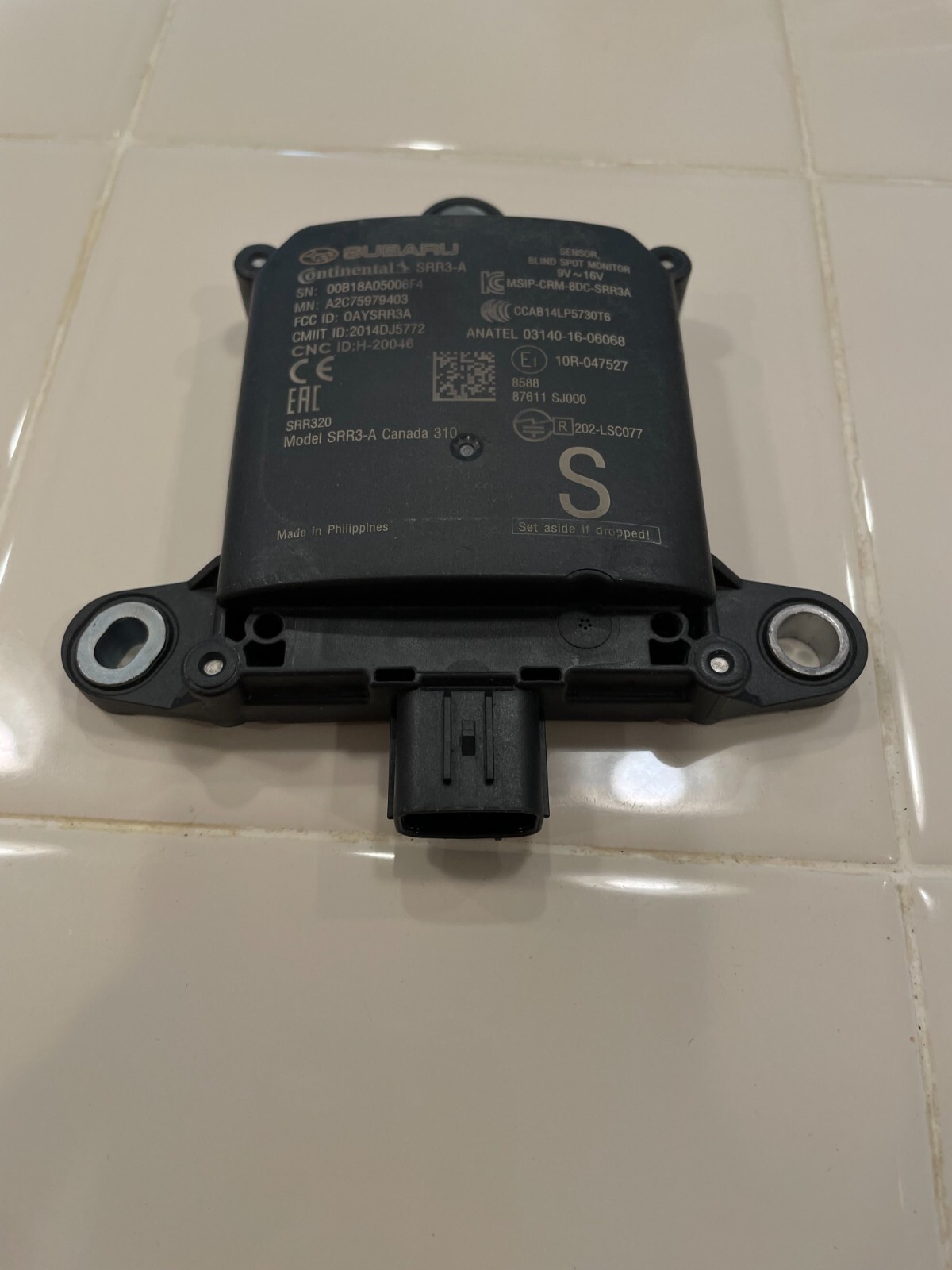 Used OEM Subaru Sensor Blind Spot Monitor PN: 87611-SJ000 for $150 | eBay