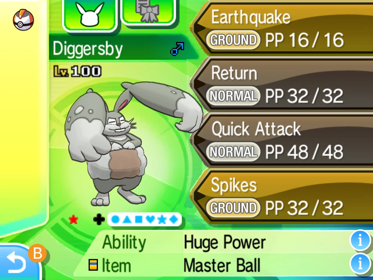 Shiny Diggersby