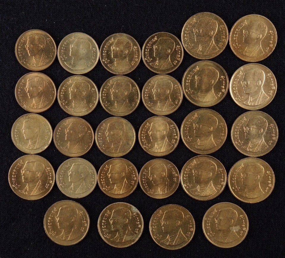 Thailand Coin LOT ** Thai 25 50 SATANG Coins Money BAHT Coins Currency ...