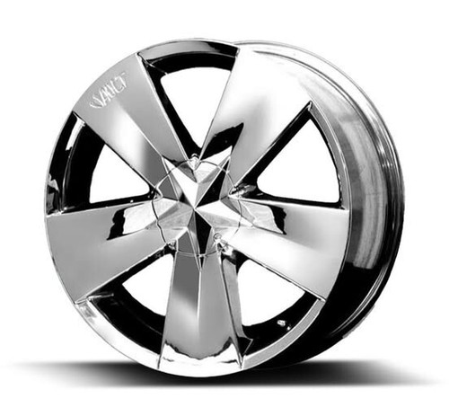 Vault Crystal 17x7 40p 4/100 4/114.3 chrome Set of 4 Wheels forged ...