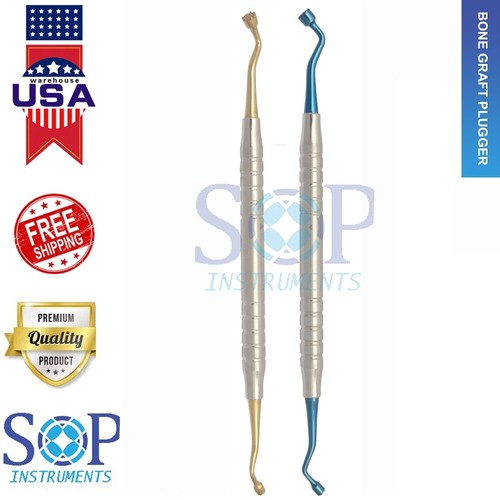 2X Dental Surgical Bone Graft Serrated Packer / Plugger by SOP ...