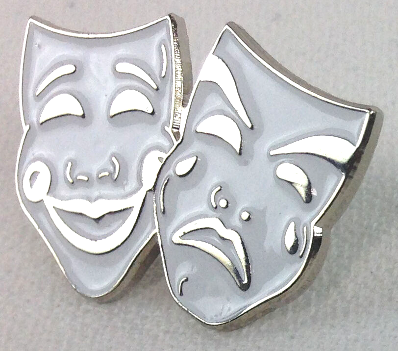 Stage Drama Two Masks Faces - UK Imported West End Theater Theatre ...
