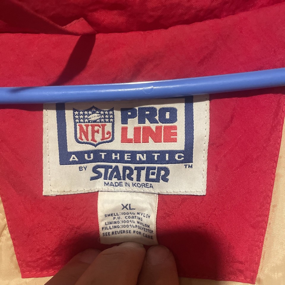 Vintage San Francisco 49ers NFL Starter Proline Authentic Jacket Size ...