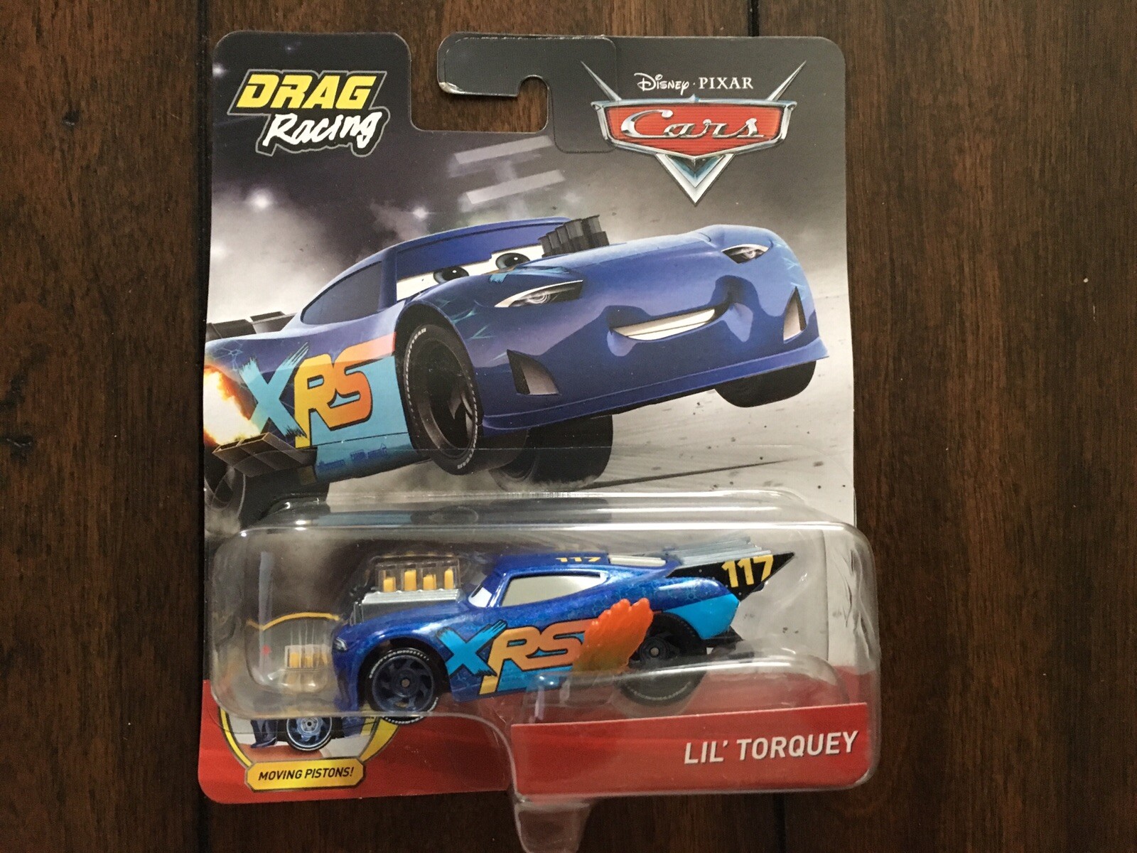 Disney Pixar Cars Drag Racer Lil Torquey Piston #117 New Diecast Ship ...