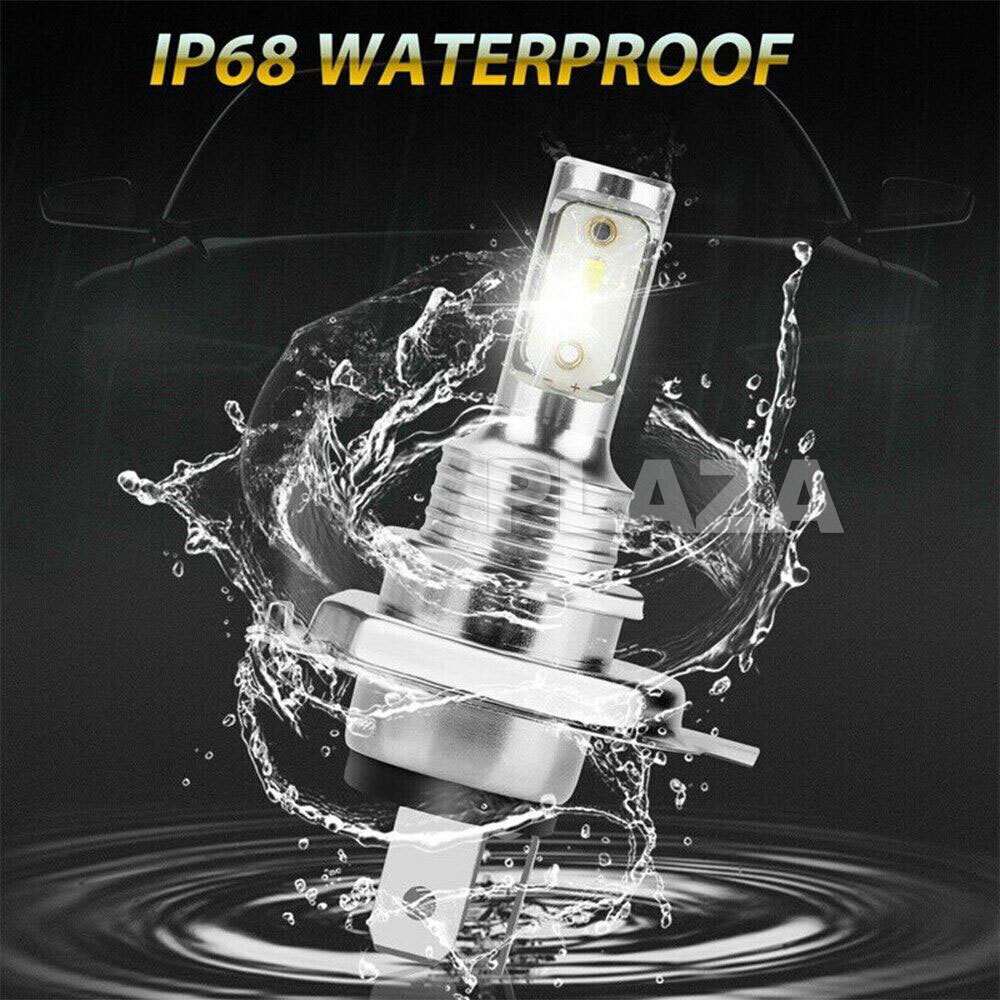 2X H7 Car LED Headlight 70W 8000LM Globes Bulbs Kit 6500K Xenon White ...