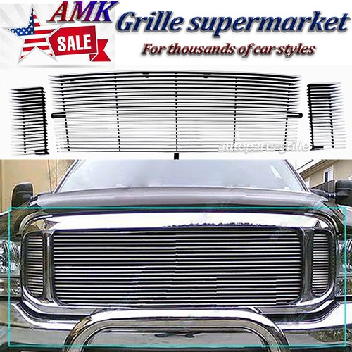 Grille Insert for 99-04 Ford F250/350/450/550/00-04 Excursion Chrome ...