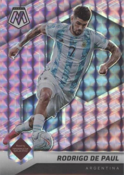 2021-22 Panini Mosaic FIFA Road to World Cup - Rodrigo de Paul #15 ...