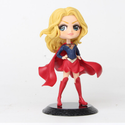 15cm Cute Superwoman Figurine Super Girl Hero Cake Decor Car Toy ...