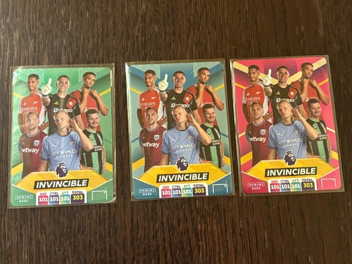 Panini Adrenalyn Premier League 2025 24/25 Invincible Emerald Sapphire ...
