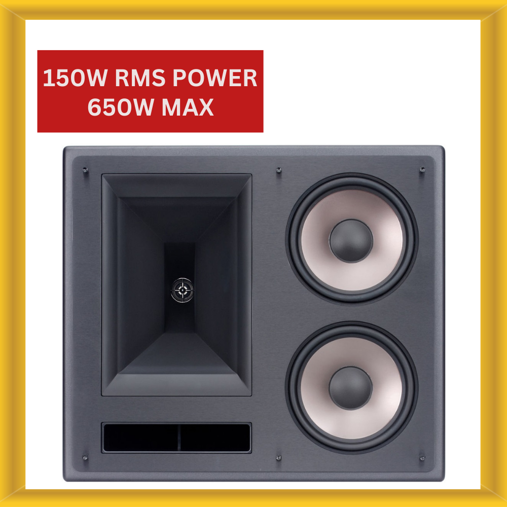 Klipsch KL-650-THX-L THX Dual 6.5″ Two-Way THX Ultra2 Certified LCR ...