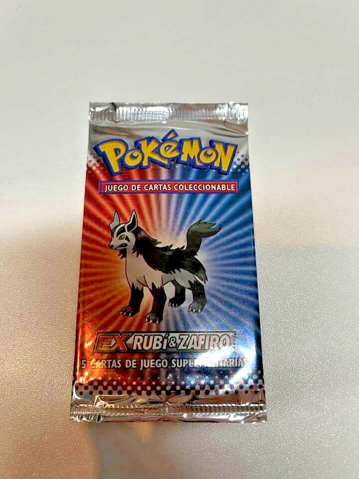 Sealed 4x Ex Ruby & Sapphire Booster Packs Art Set Pokemon Cards ...