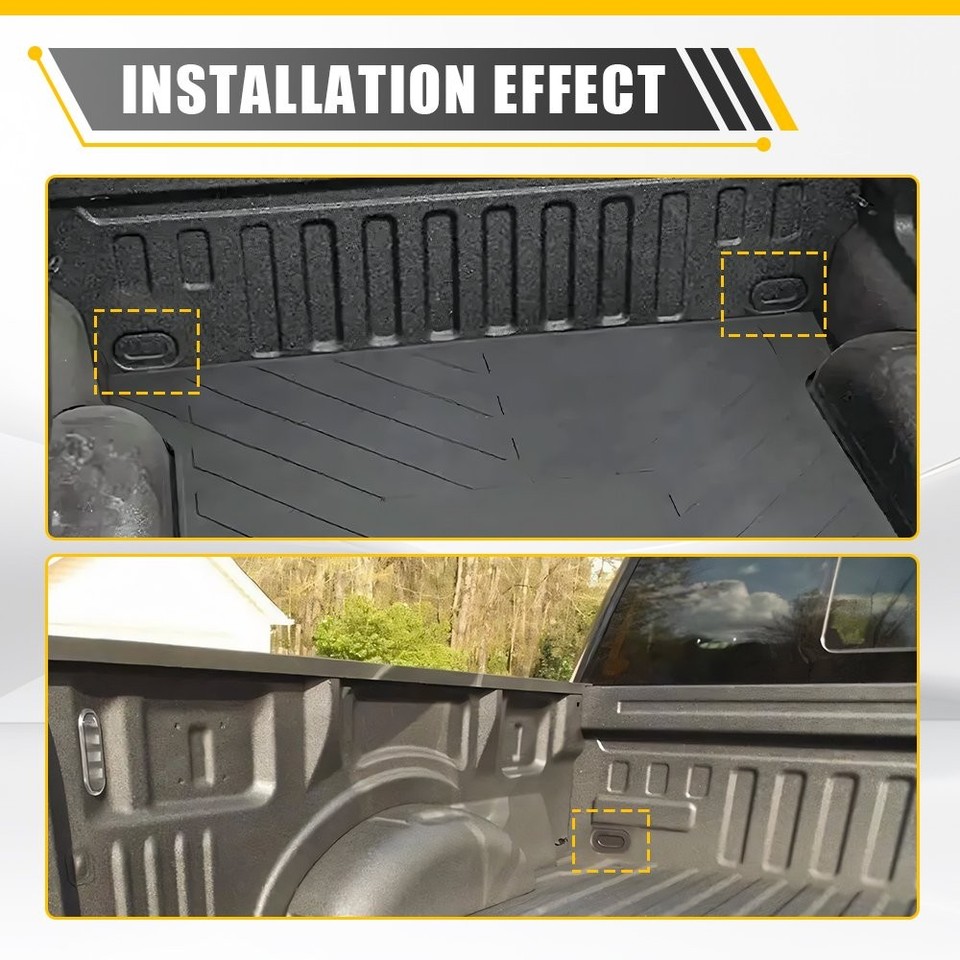 2x Plastic Bed Truck Oval Drain Plug Cover Cap Black Fit Ford 1997-2018 ...