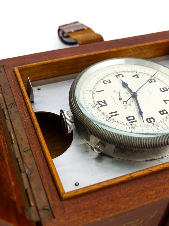 Brevets deck watch chronometer in a wooden box | eBay