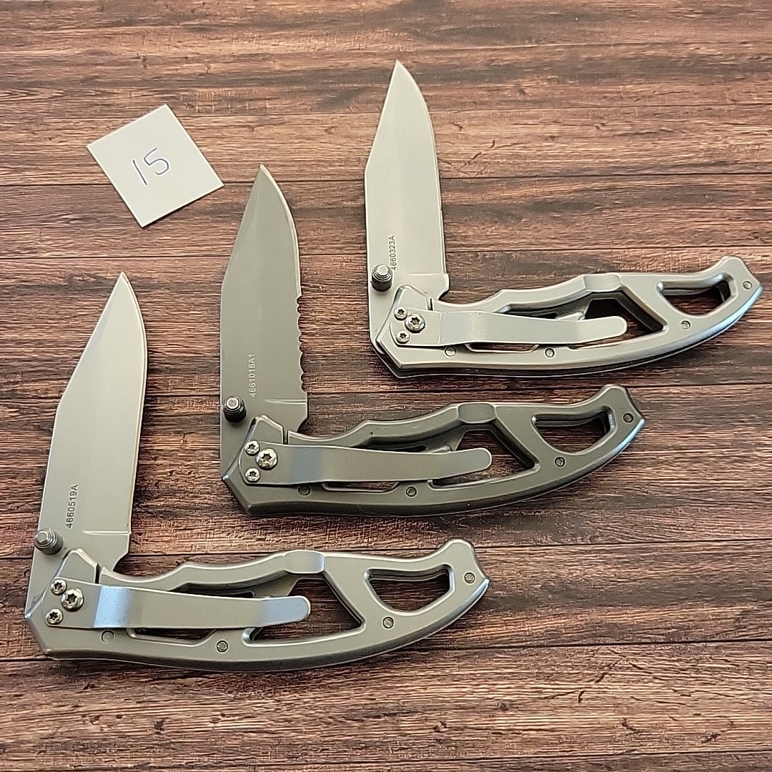 Lot Of 3 Gerber Paraframe Frame Lock Pocket Knives 4 1/4" Closed | eBay